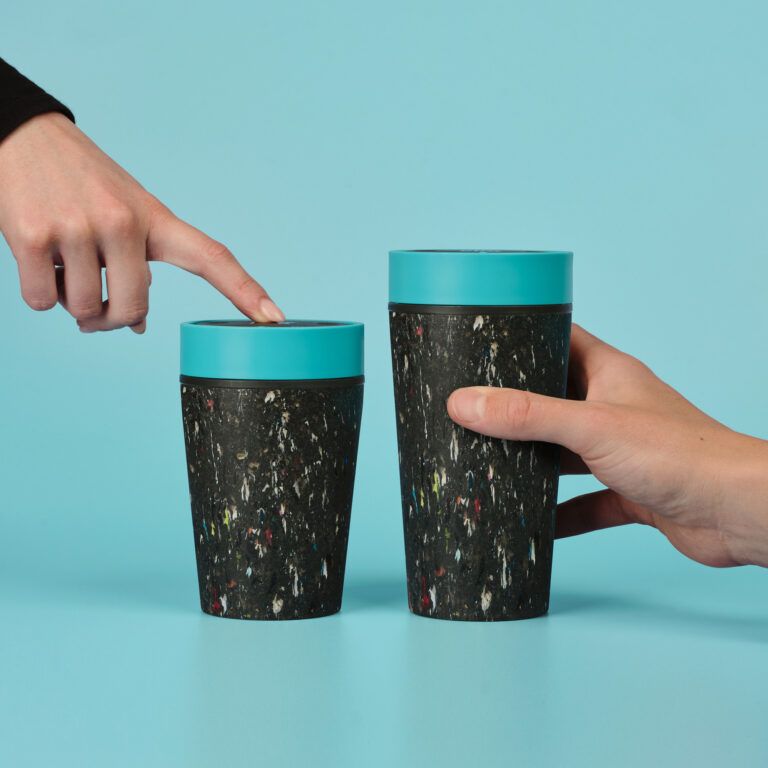 Reusable Coffee Cup - Recycled Trainers | 8oz, 12oz | Circular&Co